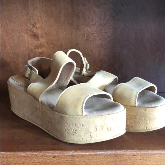 Sbicca | Shoes | Leather Platform Sandals | Poshmark